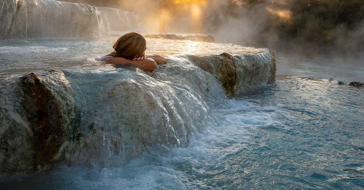 Uliveto Terme, dove si trova il parco termale famoso per la sua acqua ...